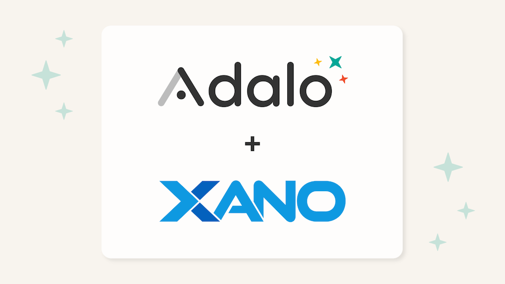 Adalo + Xano